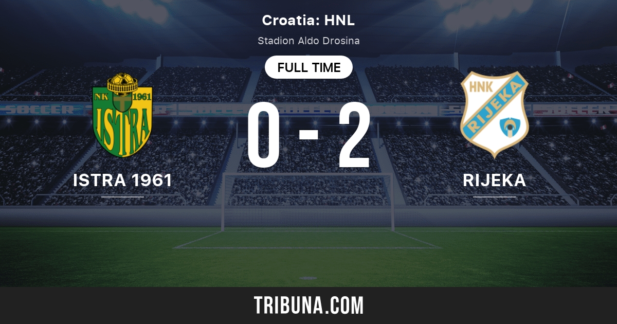 NK Istra 1961 vs Rijeka: Live Score, Stream and H2H results 4/13/2024. Preview match NK Istra ...