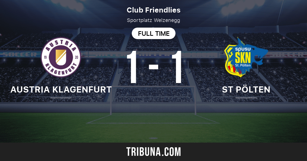 Austria Klagenfurt vs St. Polten: Live Score, Stream and H2H results 7 ...
