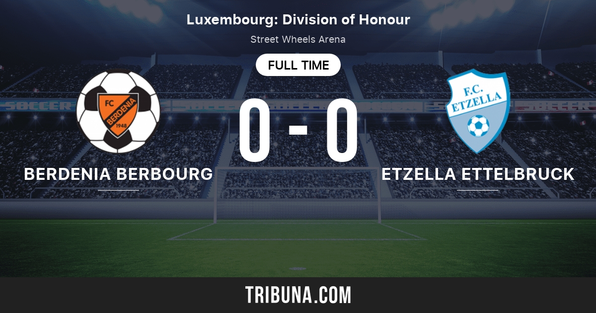Berdenia Berbourg vs FC Etzella Ettelbruck: Live Score, Stream and H2H results 11/19/2023 ...