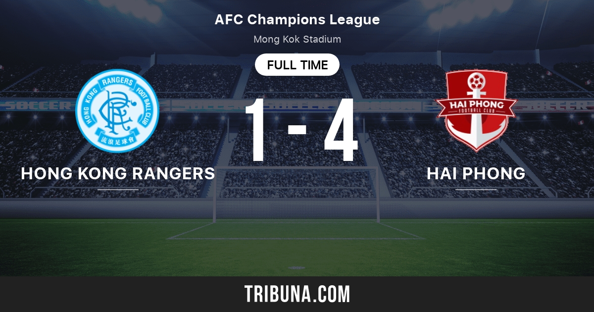 Hong Kong Rangers vs Hai Phong: Live Score, Stream and H2H results 8/15 ...