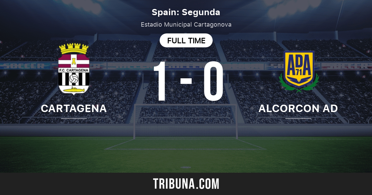 FC Cartagena vs AD Alcorcón: estadísticas del enfrentamiento directo ...