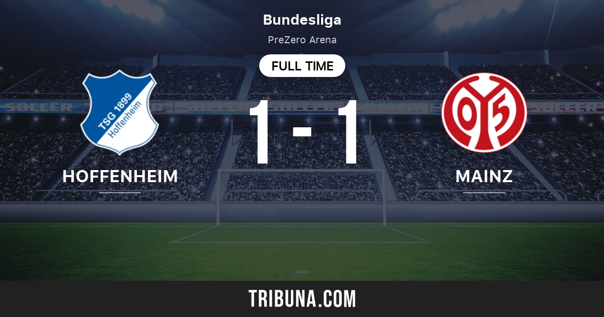 Hoffenheim vs Mainz 05: Live Score, Stream and H2H results 11/26/2023 ...