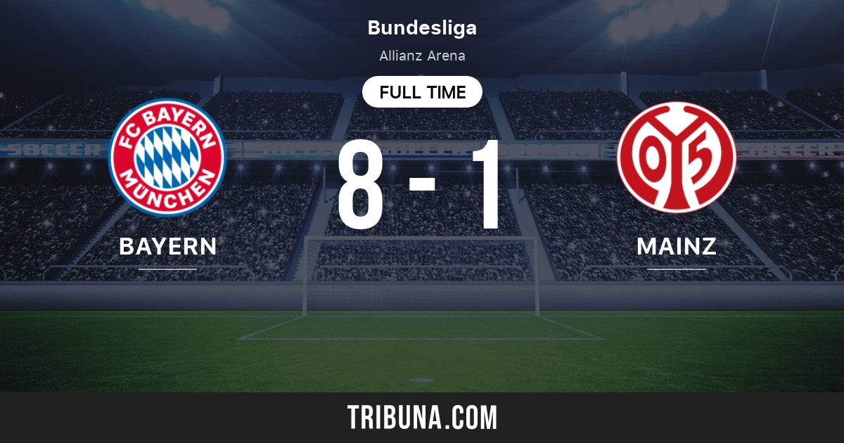 Bayern Vs Mainz Live Score Stream And H2h Results 3 9 2024 Preview