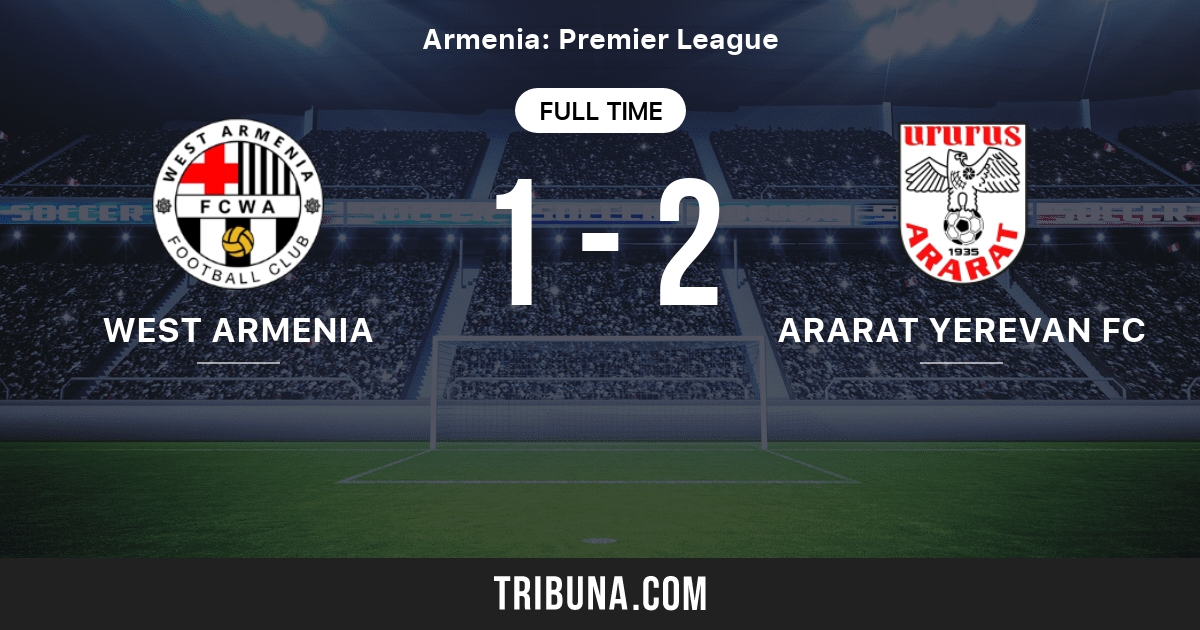West Armenia vs Ararat Yerevan FC: Live Score, Stream and H2H results 4 ...