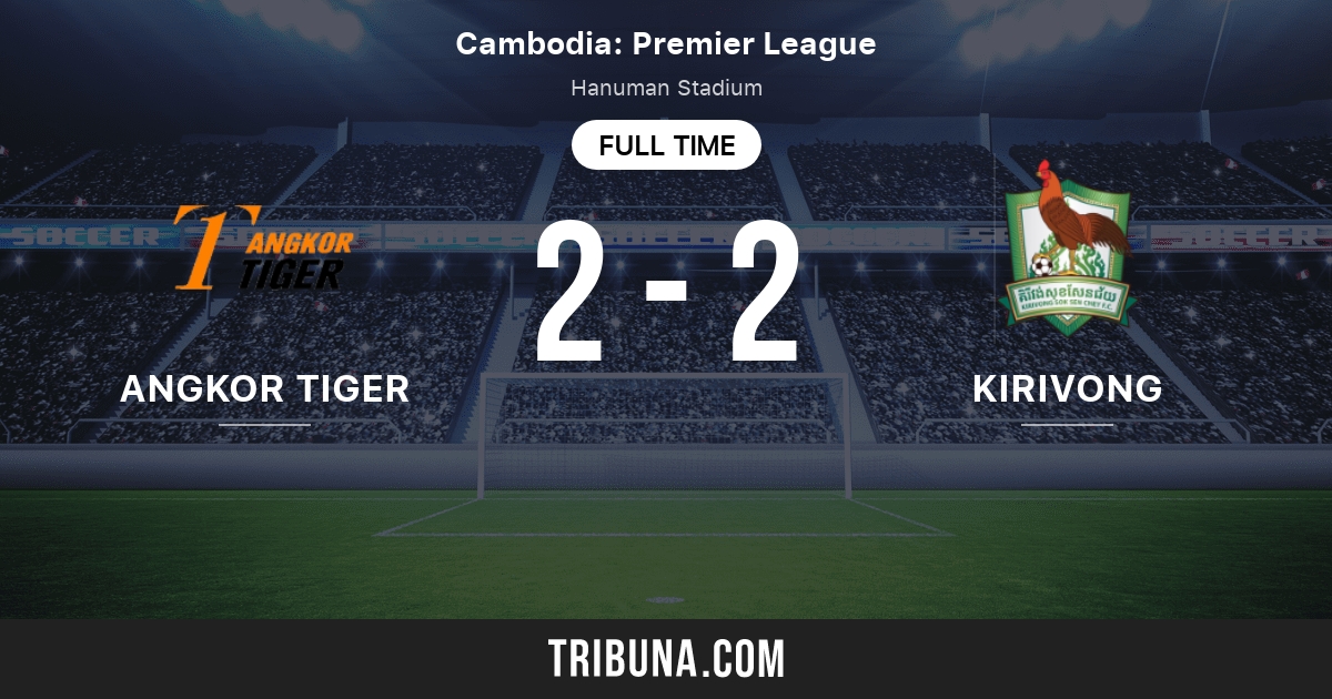 Angkor Tiger vs Kirivong: Marcador en vivo, Retransmisión y ...