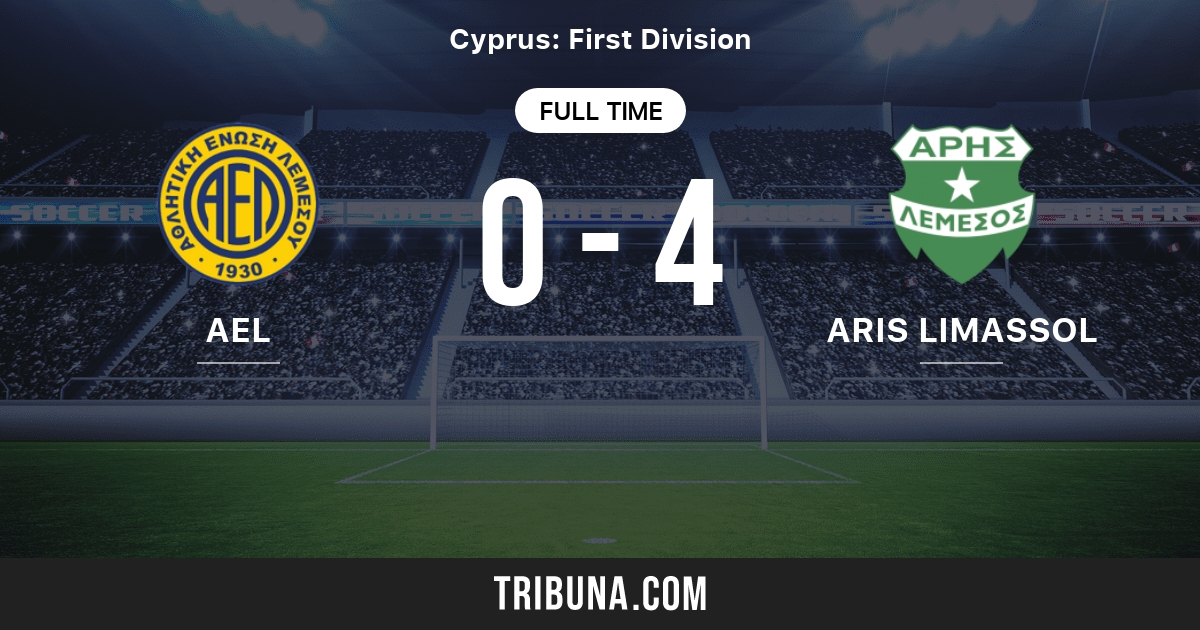 AEL Limassol FC vs Aris Limassol: Clasificaciones en Cypriot First ...