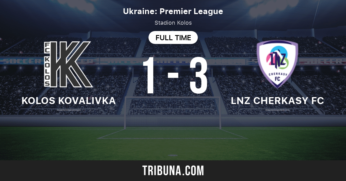 Kolos Kovalivka vs LNZ Cherkasy: Marcador en vivo, Retransmisión y enfrentamientos directos 5/11 ...