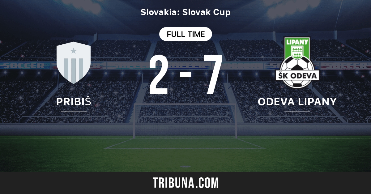 Pribiš vs SK Odeva Lipany: Live Score, Stream and H2H results 7/30/2023 ...