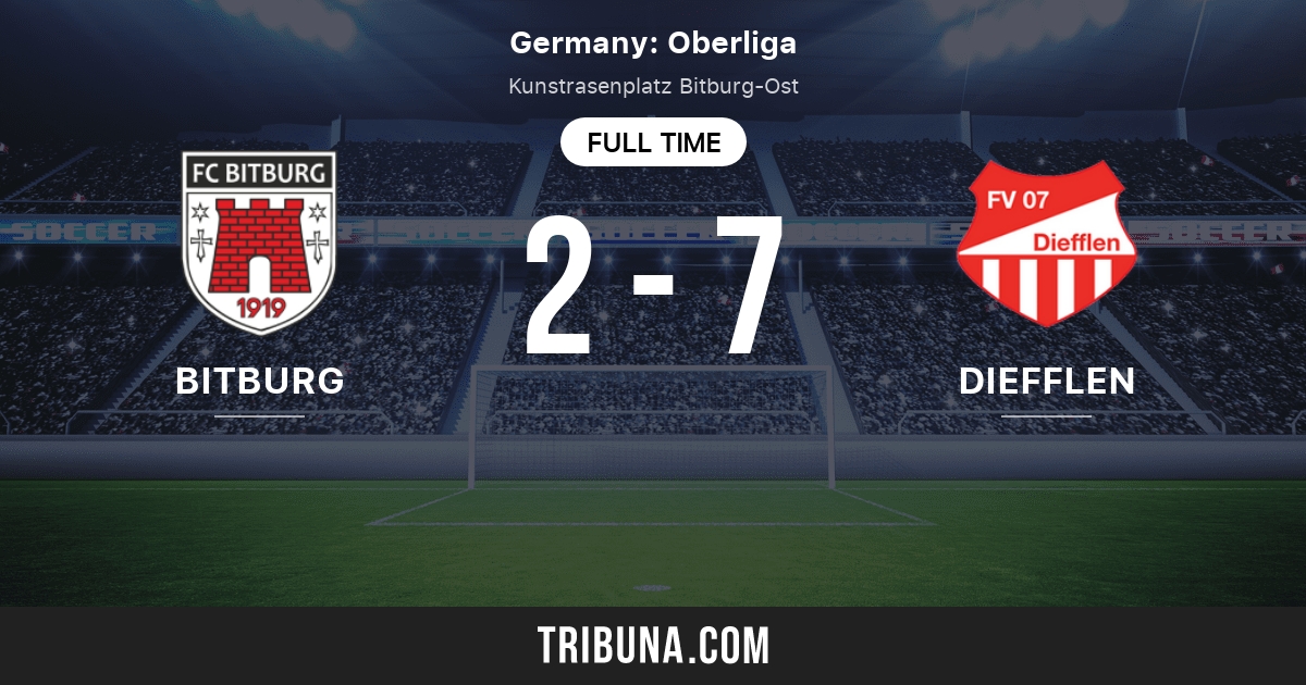 FC Bitburg vs FV Diefflen: Marcador en vivo, Retransmisión y ...