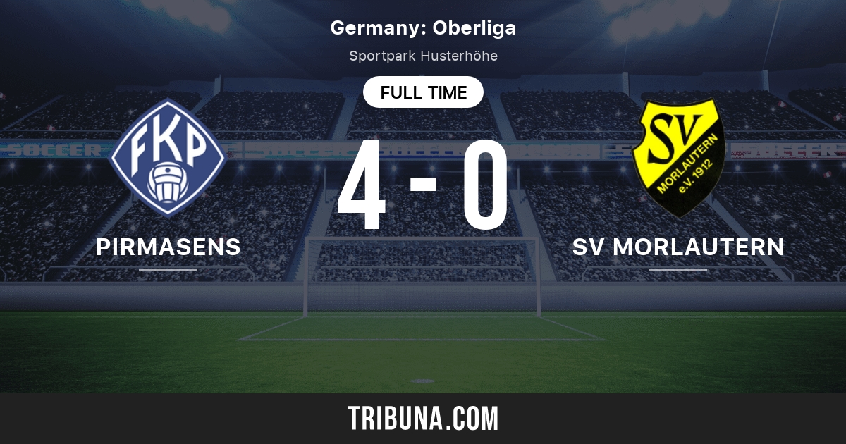 FK 03 Pirmasens vs SV Morlautern: estadísticas del enfrentamiento directo - 3/16/2024. Tribuna.com
