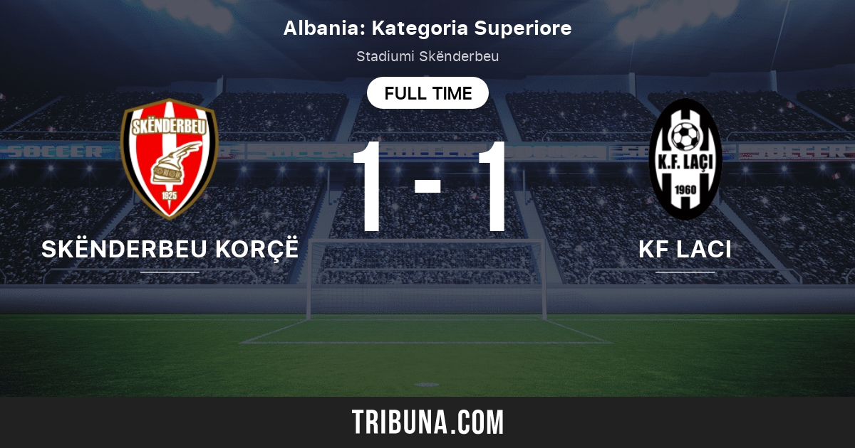 Skënderbeu Korçë vs KF Laci: Marcador en vivo, Retransmisión y ...