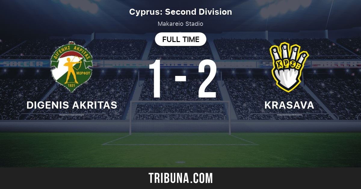 Digenis Akritas vs Krasava: Marcador en vivo, Retransmisión y enfrentamientos directos 10/21 ...