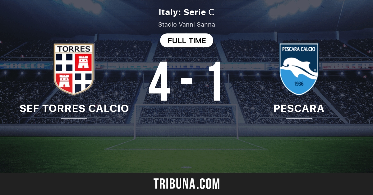 Sef Torres Calcio vs Pescara: Live Score, Stream and H2H results 3/2 ...