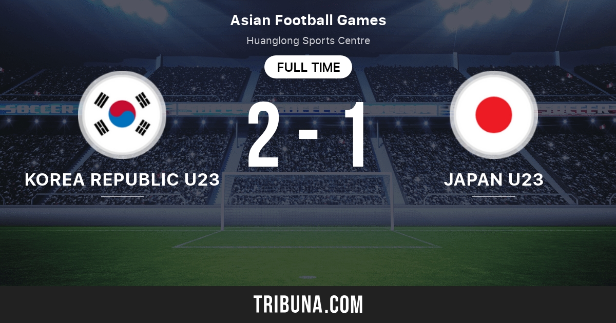 Korea Republic U23 vs Japan U23: Standings in Asian Games - 10/7/2023