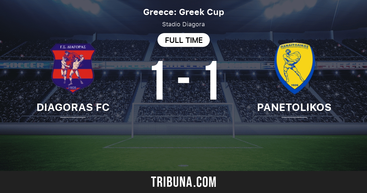 Diagoras FC vs Panetolikos: Marcador en vivo, Retransmisión y ...