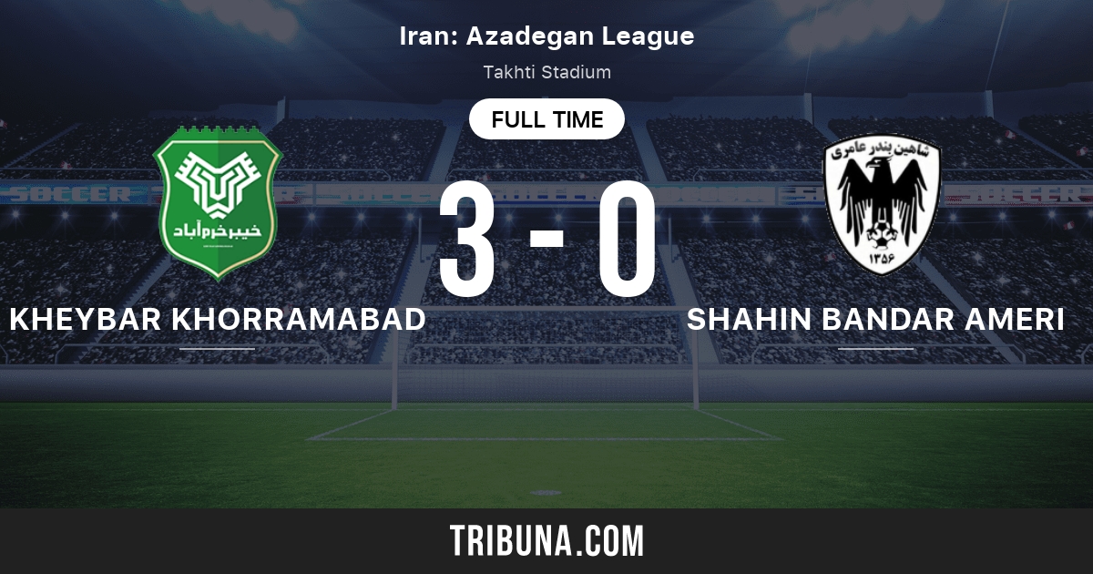 Kheybar Khorramabad vs Shahin Bandar Ameri: Live-Score, Stream und Head ...