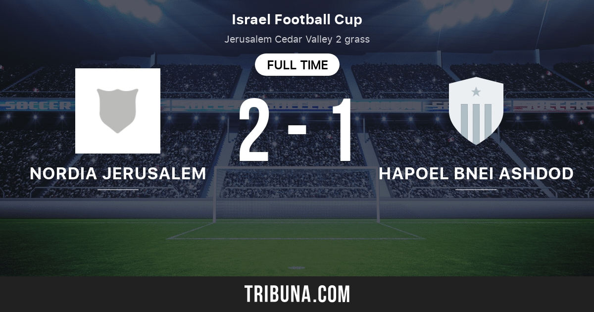 Nordia Jerusalem vs Hapoel Bnei Ashdod: Live Score, Stream and H2H ...