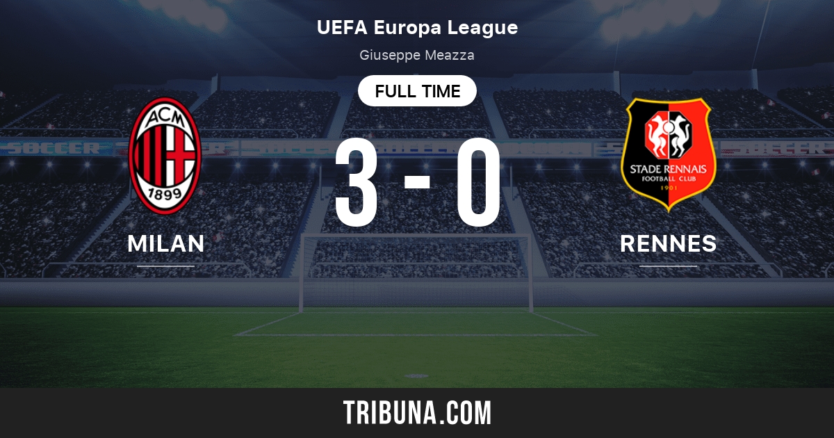AC Milan vs Rennes: Clasificaciones en UEFA Europa League - 2/15/2024