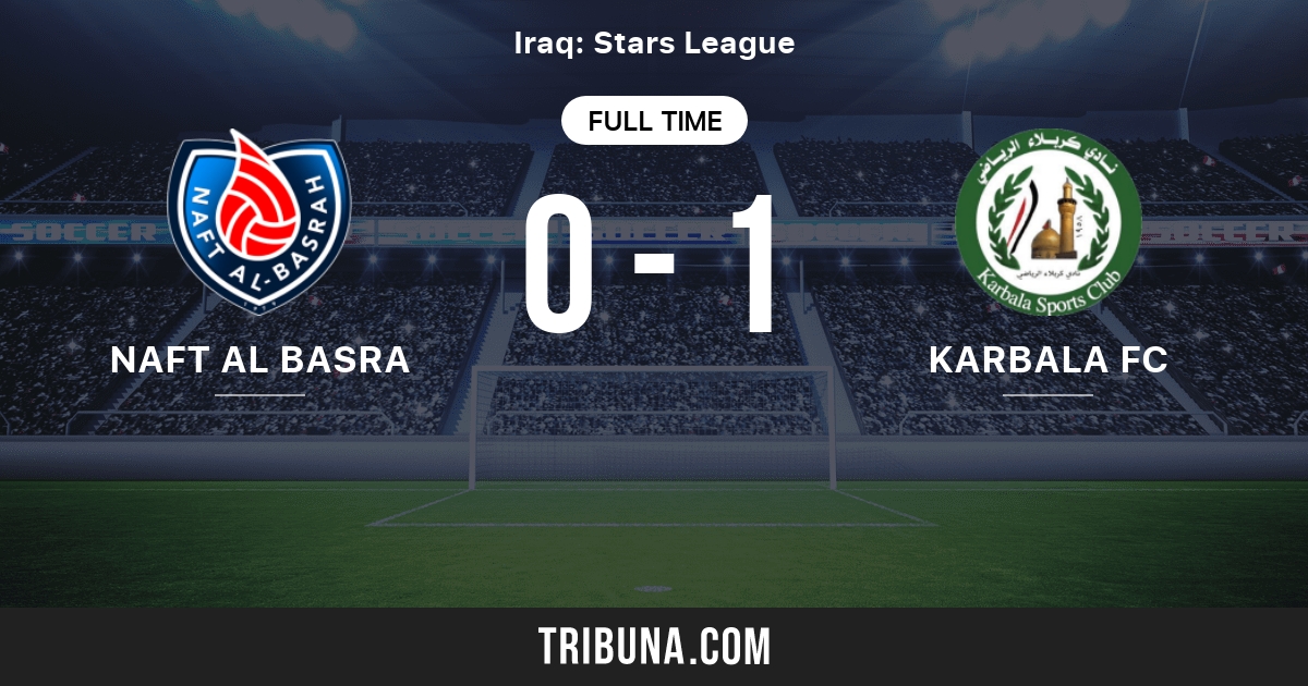 Naft Al Basra vs Karbala FC: Marcador en vivo, Retransmisión y ...
