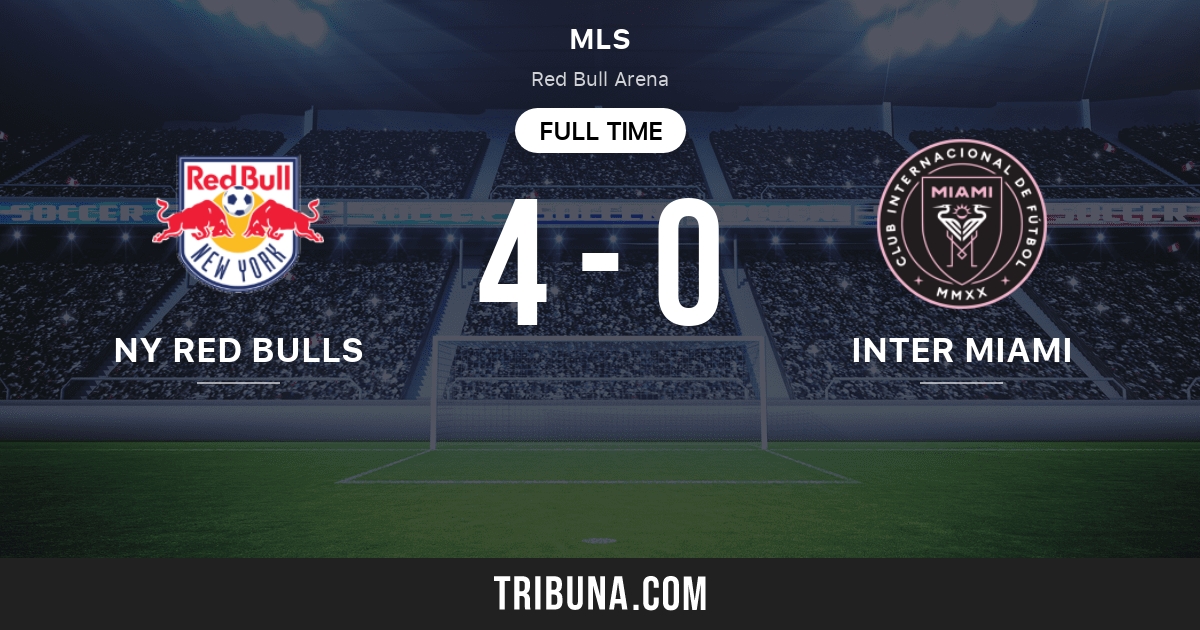 NY Red Bulls vs Inter Miami: Marcador en vivo, Retransmisión y ...
