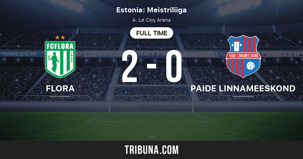 FC Flora Tallinn vs Paide Linnameeskond: Live Score, Stream and H2H results 6/1/2024. Preview ...