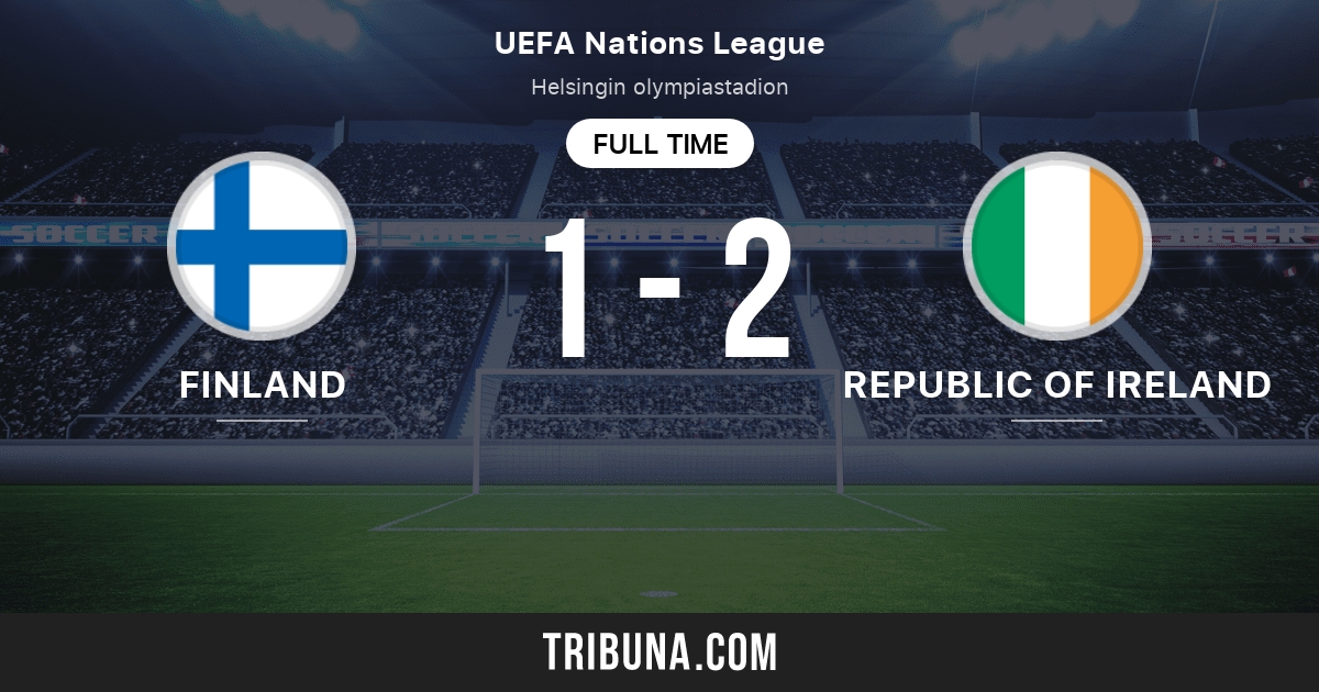 Finlandia vs República de Irlanda: Marcador en vivo, Retransmisión y enfrentamientos directos 10 ...