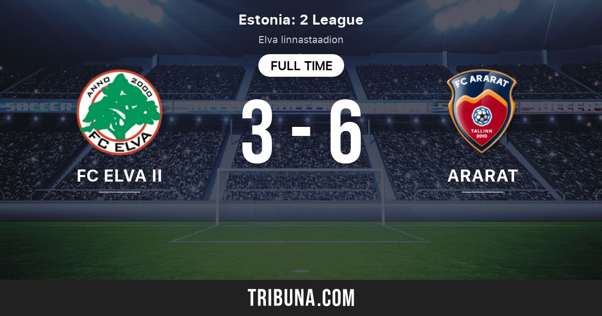 FC Elva II vs Ararat: Live Score, Stream and H2H results 9/1/2024 ...