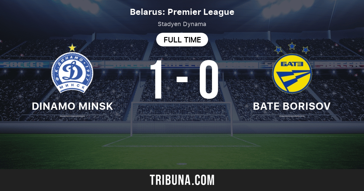 Dinamo Minsk vs Bate Borisov: Marcador en vivo, Retransmisión y enfrentamientos directos 11/23 ...
