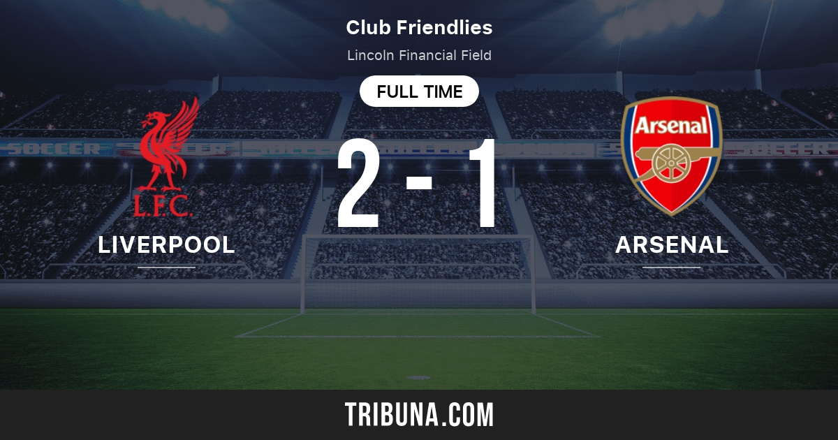 Liverpool vs Arsenal: Live Score, Stream and H2H results 7/31/2024 ...