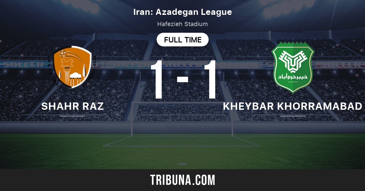 Shahr Raz vs Kheybar Khorramabad: Live Score, Stream and H2H results 6 ...