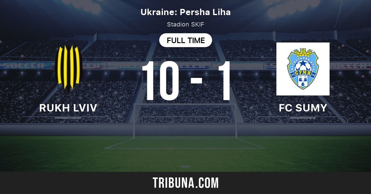 Rukh Vinnyky vs FC Sumy: Head to Head statistics match - 5/25/2019 ...