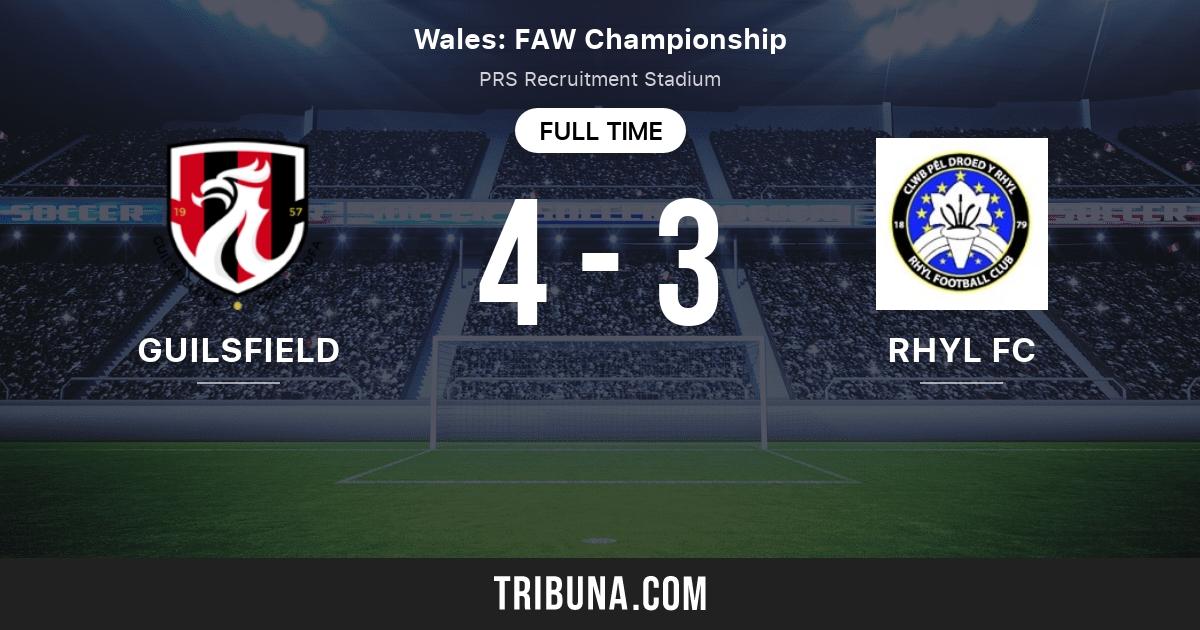 Guilsfield vs FC Rhyl: Marcador en vivo, Retransmisión y enfrentamientos directos 9/28/2019 ...