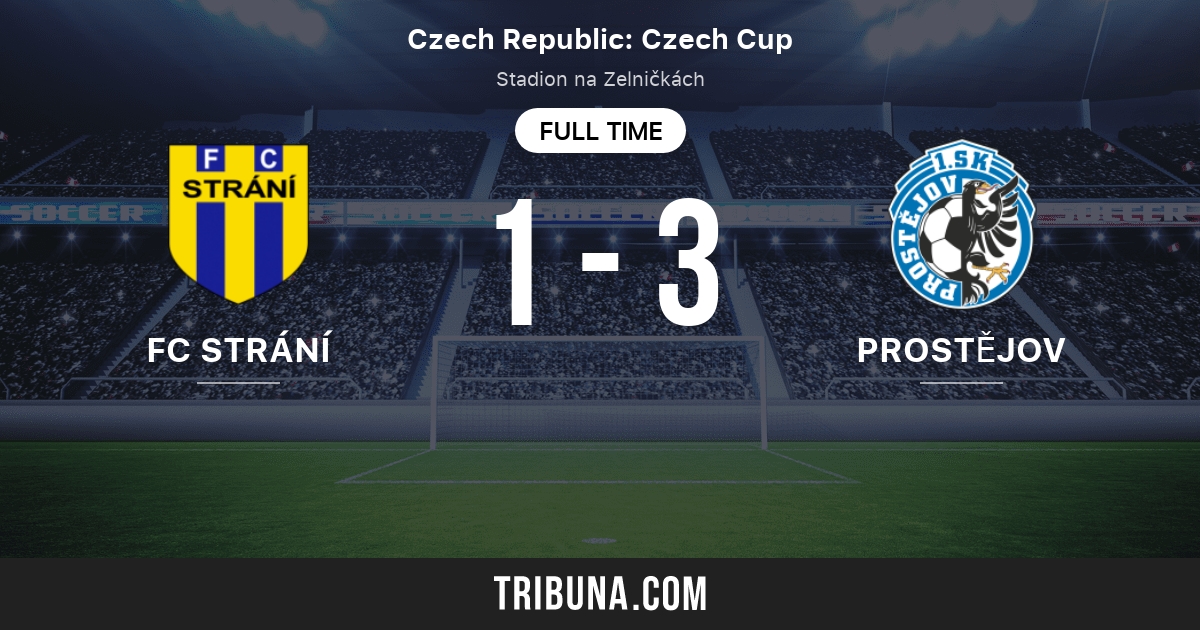 FC Strani vs 1.SK Prostejov: Marcador en vivo, Retransmisión y ...