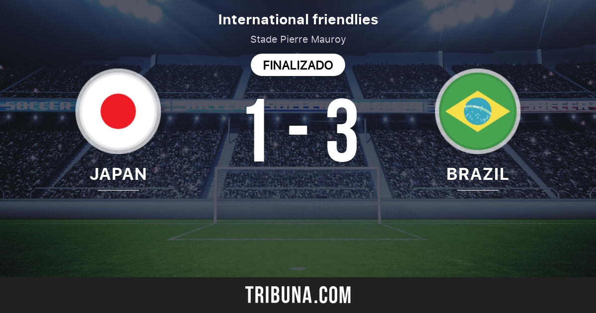 Japón vs Brasil: Marcador en vivo, Retransmisión y enfrentamientos ...